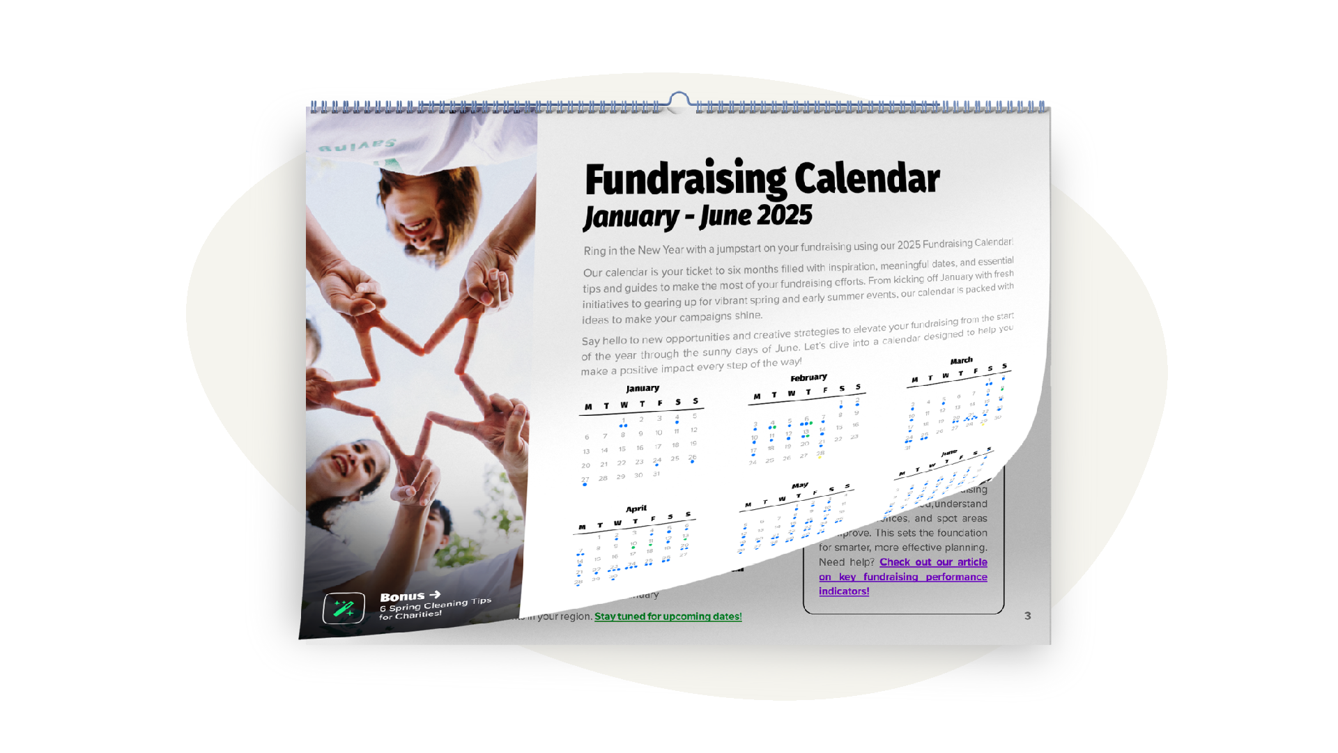 Charity Fundraising Calendar 2025 | iRaiser