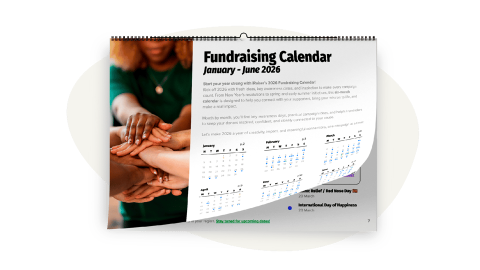 Charity Fundraising Calendar 2026 | iRaiser