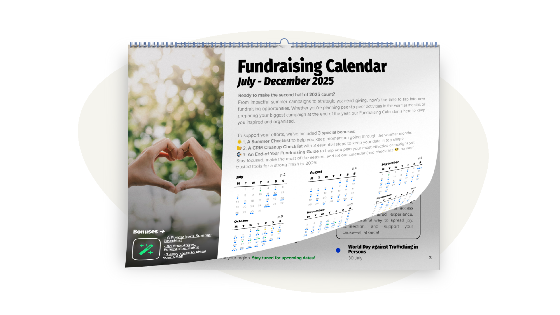 Charity Fundraising Calendar 2025 | iRaiser