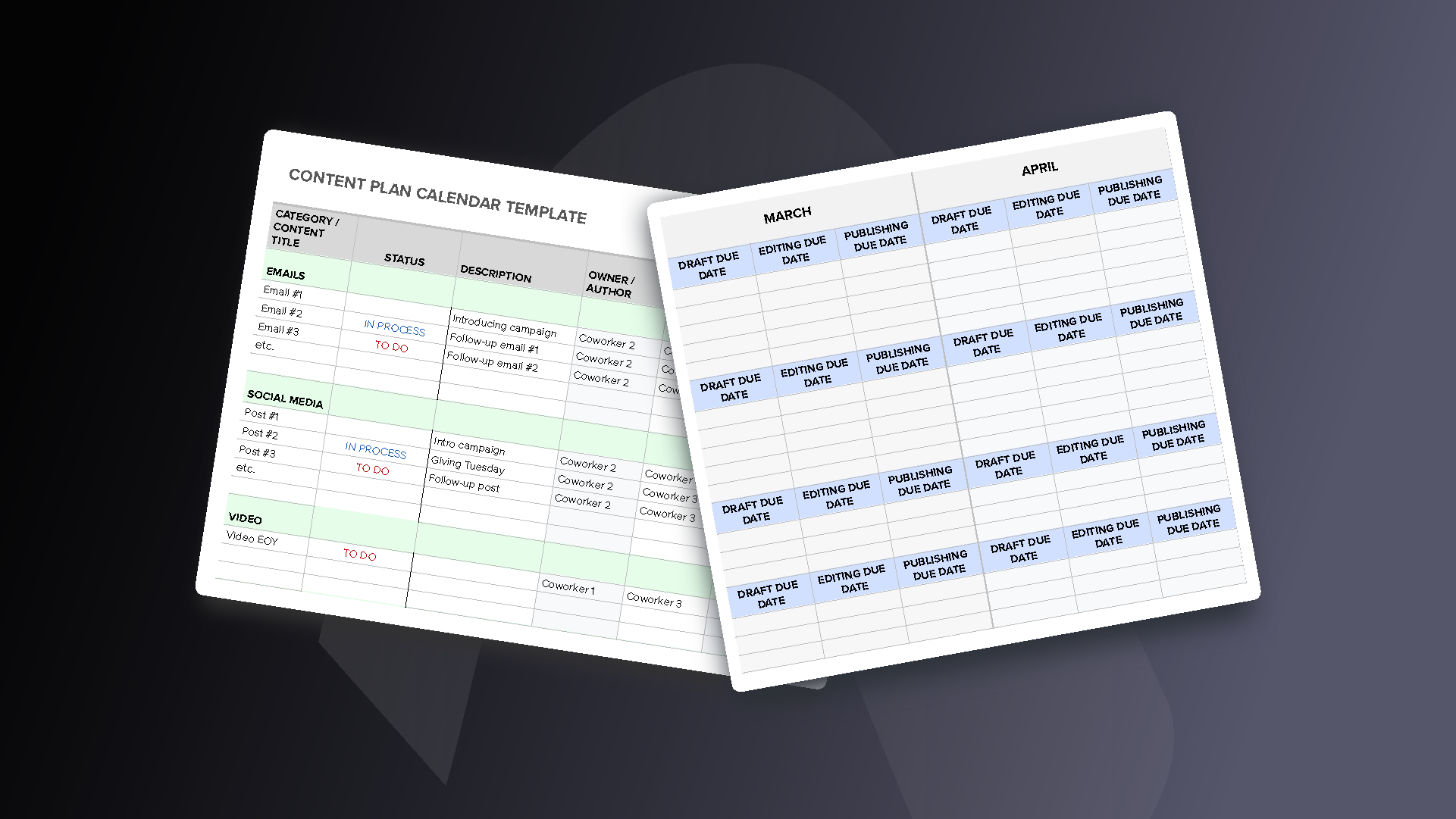 Download iRaiser's Content Plan template!